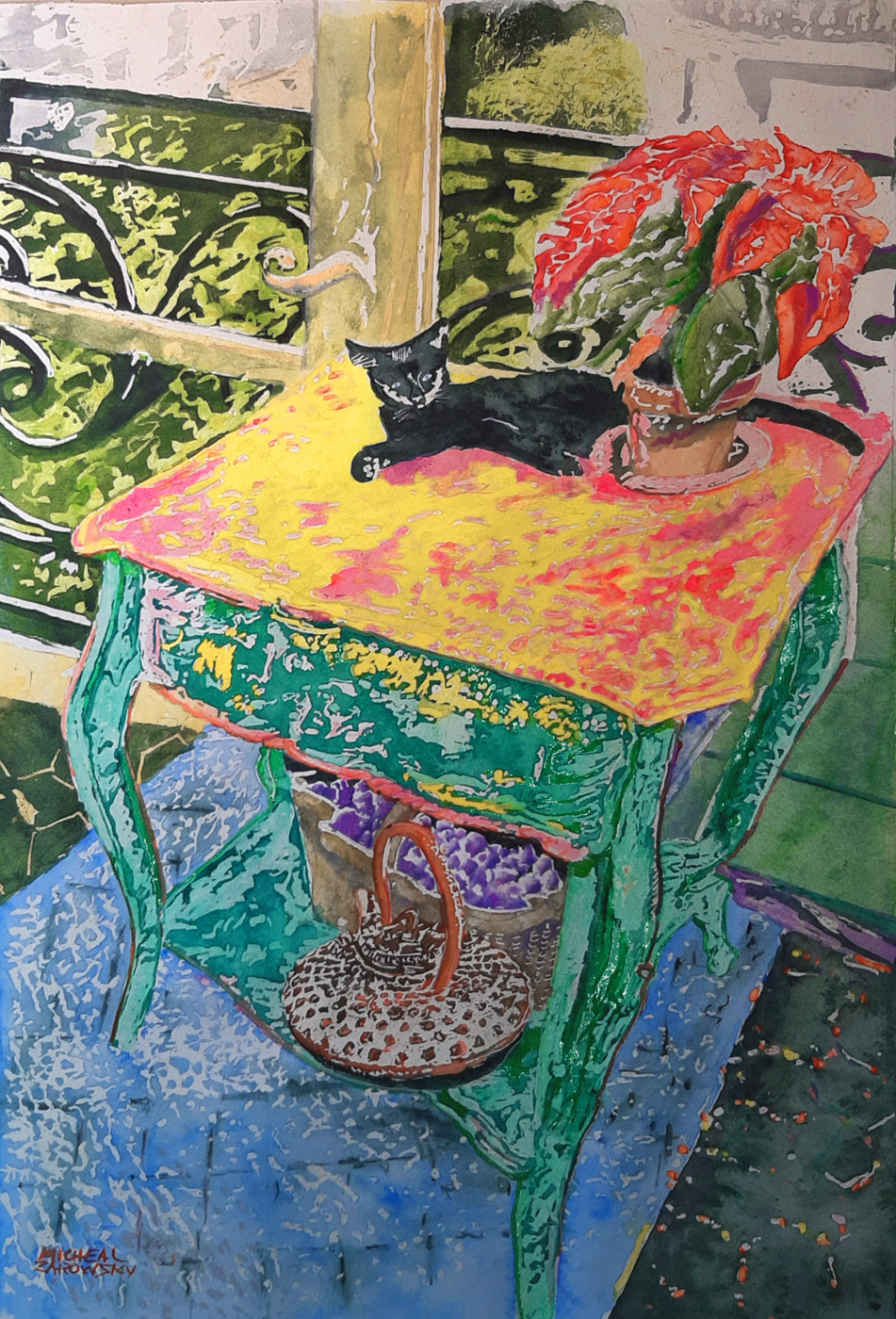 more on the ” Olympia (after Manet)” watercolour | Micheal Zarowsky ...